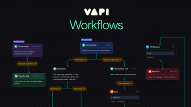 Introducing Vapi Workflows